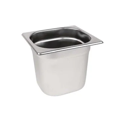 KAPP Gastronom Küvet-GN 1/6x150 krom küvet-standart